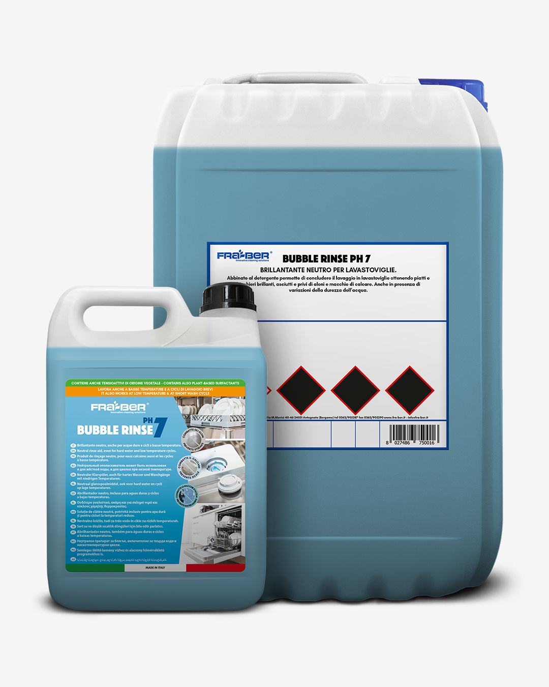 Bubble Rinse pH 7 by Fra-Ber